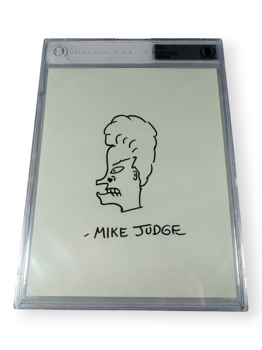 Mike Judge Signed Autograph Sketch Drawing Beavis and Butthead BAS 10 ...