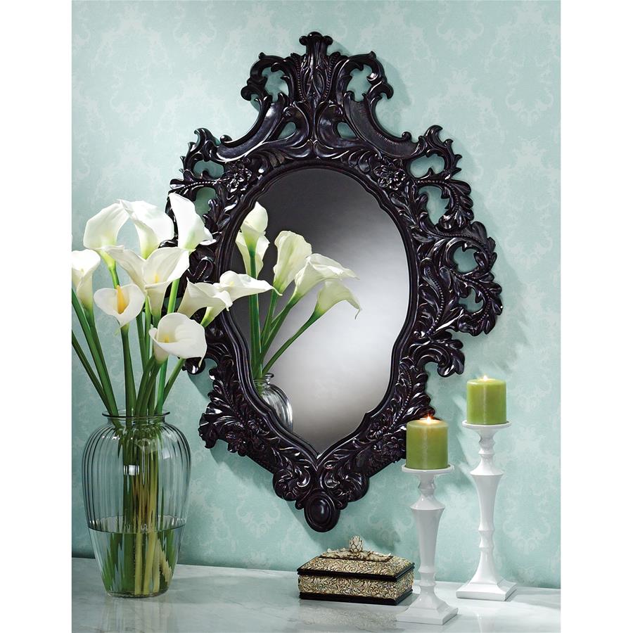 Design Toscano Madame Antoinette Ebony Salon Mirror - Walmart.com