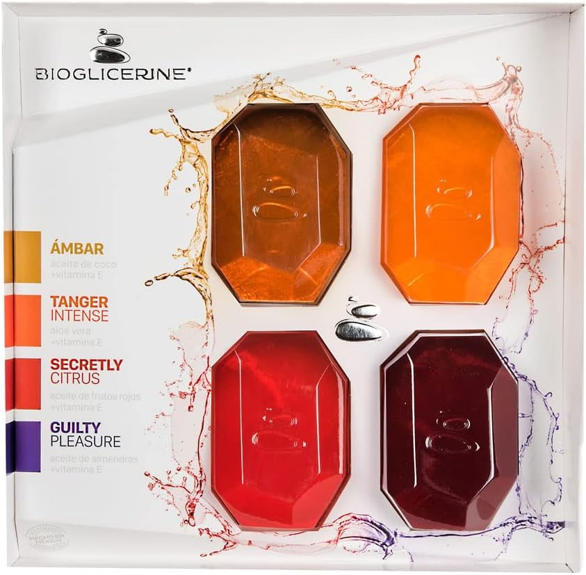 Set de jabones BIOGLICERINE | 4 Pack | Jabones de Glicerina con ...