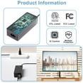 VHBW Replacement Sceptre Monitor Power Cord, 12V AC Adapter, 8.8ft ...