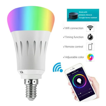 2106 Smart WIFI LED Bulb WIFI Light RGB Multicolor LED Bulb 9W E14 ...