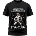 Teeso 250th Anniversary of USA T-Shirt, 1776-2026 Semiquincentennial ...