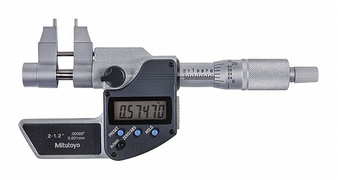 Mitutoyo Caliper Micrometer,Ratchet Thimble 345-350-30 - Walmart.com