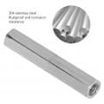 5 Pcs Hex Coupling Nut M8x1.25 75mm Length 304 Stainless Steel Hex ...