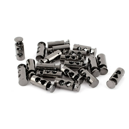 20 Pcs Tungsten Steel Gray Spring Loaded 5mm Dia Stoppers Toggles Dual ...