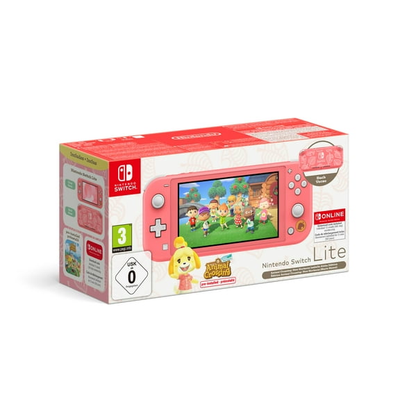 Nintendo Name Switch Lite Coral: Isabelle Alhoa Edition + Animal ...