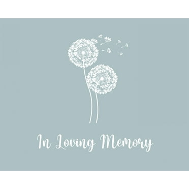 Celebration of life, funeral book, Condolence book to sign (Hardback ...