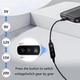 USB C to 5.5x2.1mm Power Cable Line Male to Male Connectors Cord for ...