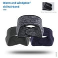 Ear Warmer Headband Winter Running Sweatband Stretchy Ear Cover Cold ...