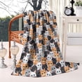 60x80 Inch Flannel Fleece Blanket for Men, Women & Kids, Soft ...