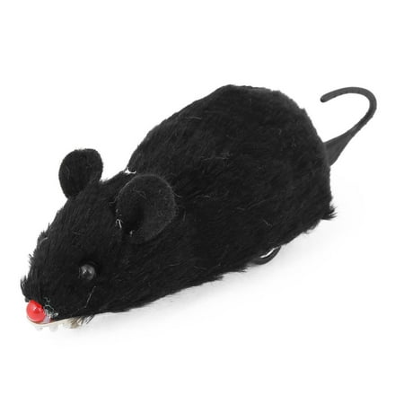 Children Black Soft Surface Plastic Mouse Mice Pull Back and Go Toy ...