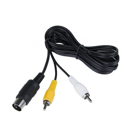 Famelof 2m Standard AV Cable for Sega Genesis 1 for Television with RCA ...