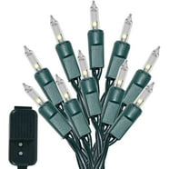 Set of 100 Pink Mini Christmas Lights 2.5" Spacing - White Wire ...