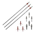 Safari Choice Archery 33" All Carbon Hunting Arrows, 3 Arrows ...