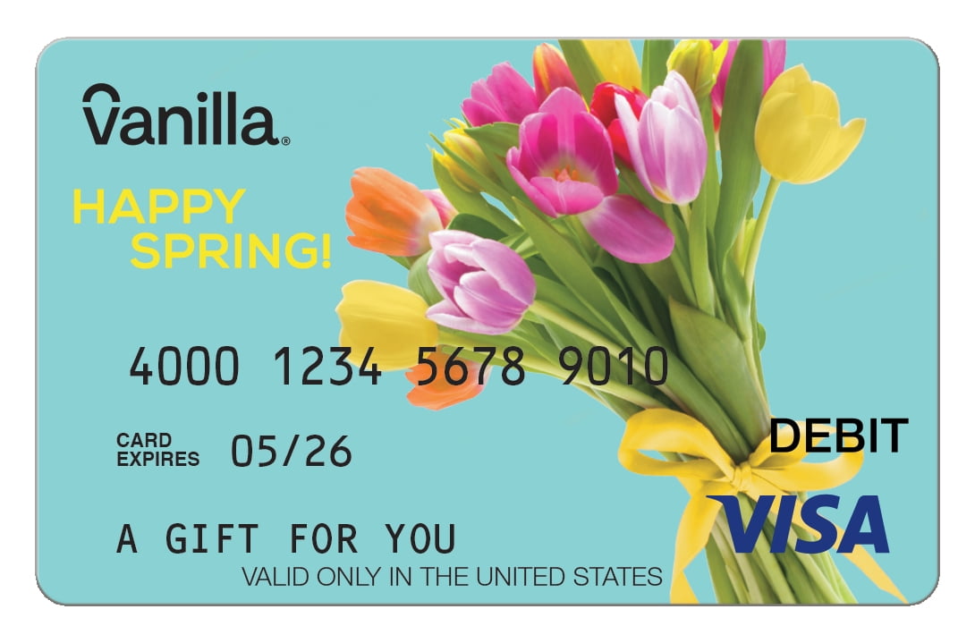 $25 Vanilla® Visa® Spring eGift Card - Walmart.com - Walmart.com $25 Vanilla® Visa® Spring eGift Card - Walmart.com - Walmart.com