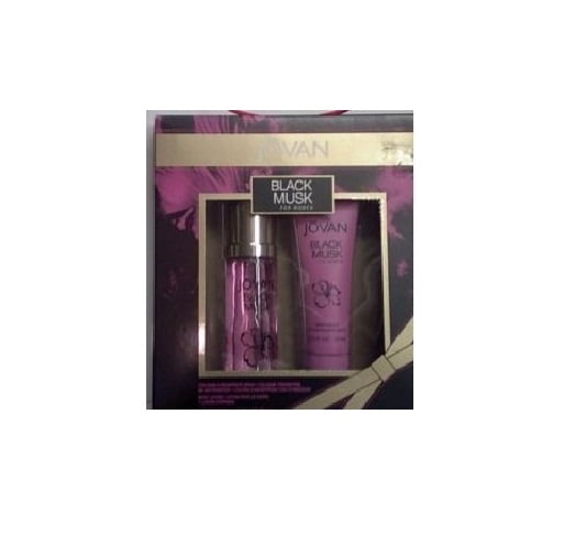 Black Musk By JOVAN For Woman - 2 Pc. Gift Set - 2 Oz. Colonge ...