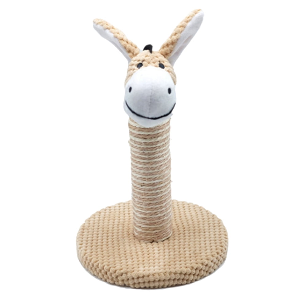 Animal Shape Cat Sisal Rope Climbing Frame DIY Cats Scratching Post ...