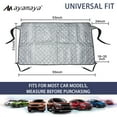Magnetic Car Rear Window Cover, AYAMAYA Outdoor Heavy Duty Anti ...