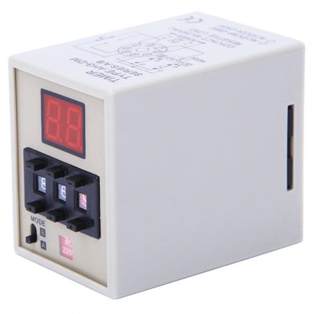 Gupbes AH3-DM Time Relay Digital Display 0.01S~990H Delay Timer with A B Dual Mode AC220V,Timer ...