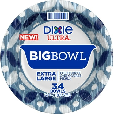 Dixie Ultra Paper Bowls, 20 oz, 52 Count - Walmart.com