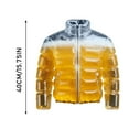 Beer-Filled Jacket Transparent Beer Puffer Jackets Beer-Drinking Jacket ...