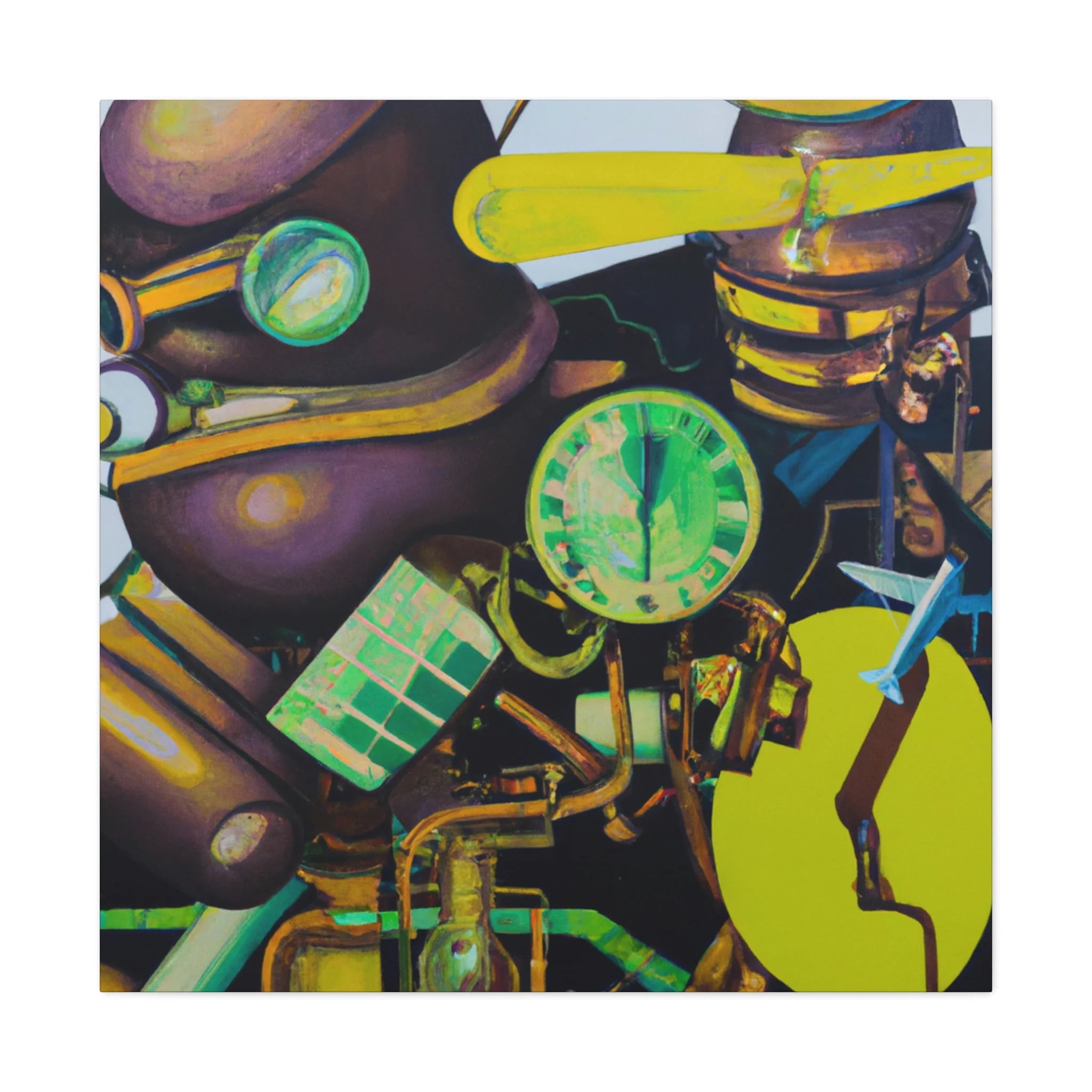 Mechanic's Mechanical Dream - Canvas - Walmart.com