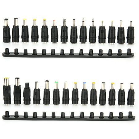 ANGGREK 28pcs DC Power Adapter Tips 5.5x2.1mm Female Universal Charging ...