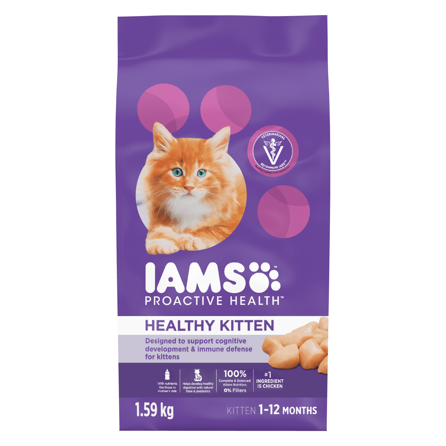 Click here for Iams Proactive Health Healthy Kitten With Chicken... prices