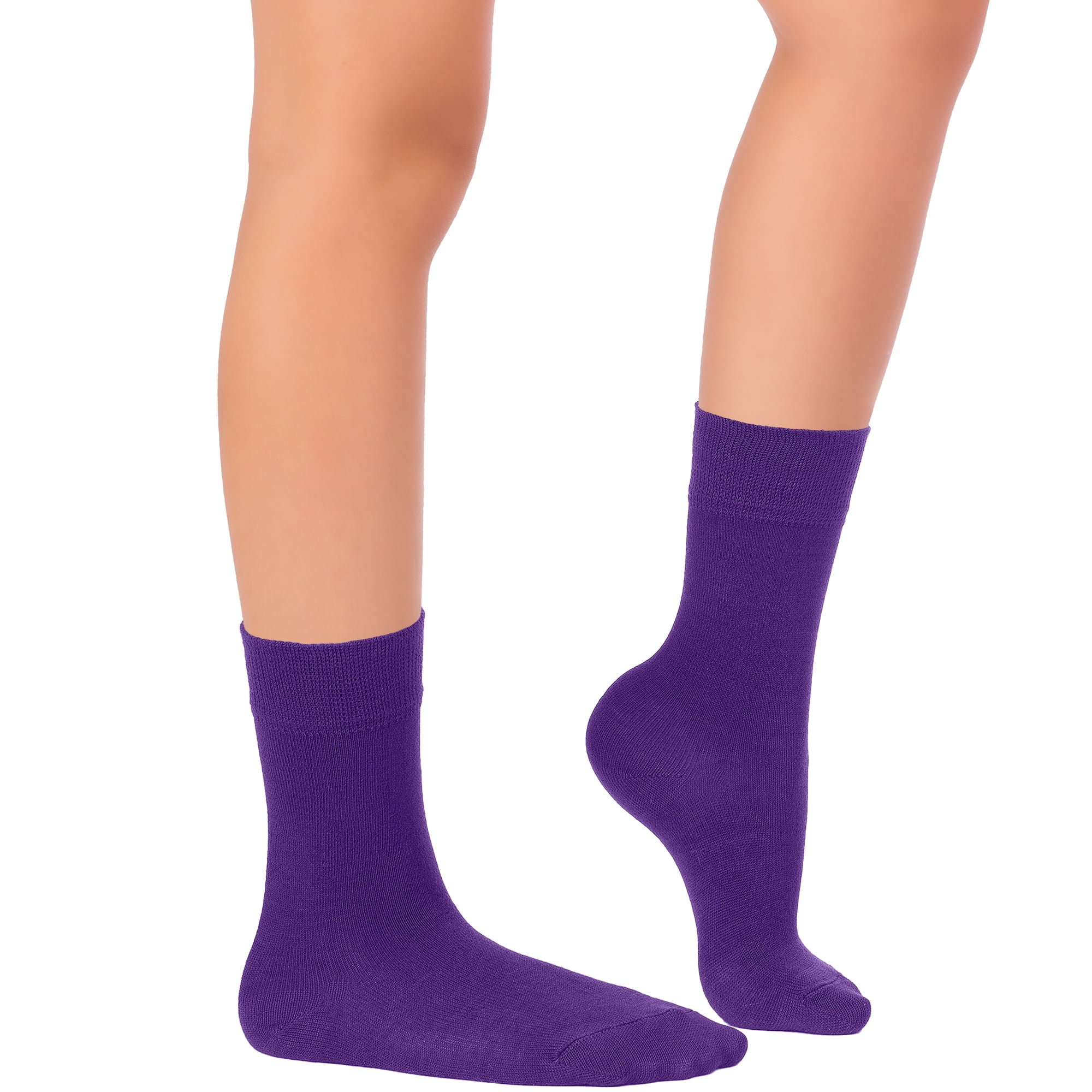 HUGH UGOLI Kids School Uniform Bamboo Dress Socks, 5 Pairs, 12-14 Years ...