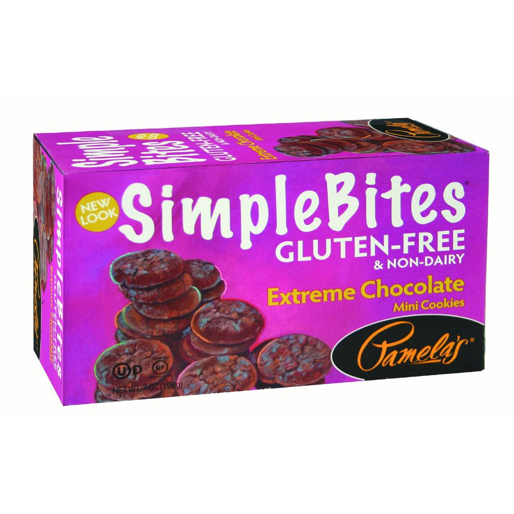 Pamela's Simple Bites Mini Cookies, Extreme Chocolate, 7 Oz - Walmart ...