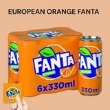 European Fanta Orange Soda 6-Pack, 330 ml - Walmart.com