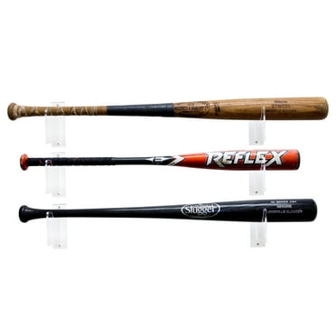 Baseball Bat Wall Mount for Horizontal Display -- Sturdy Clear Acrylic ...