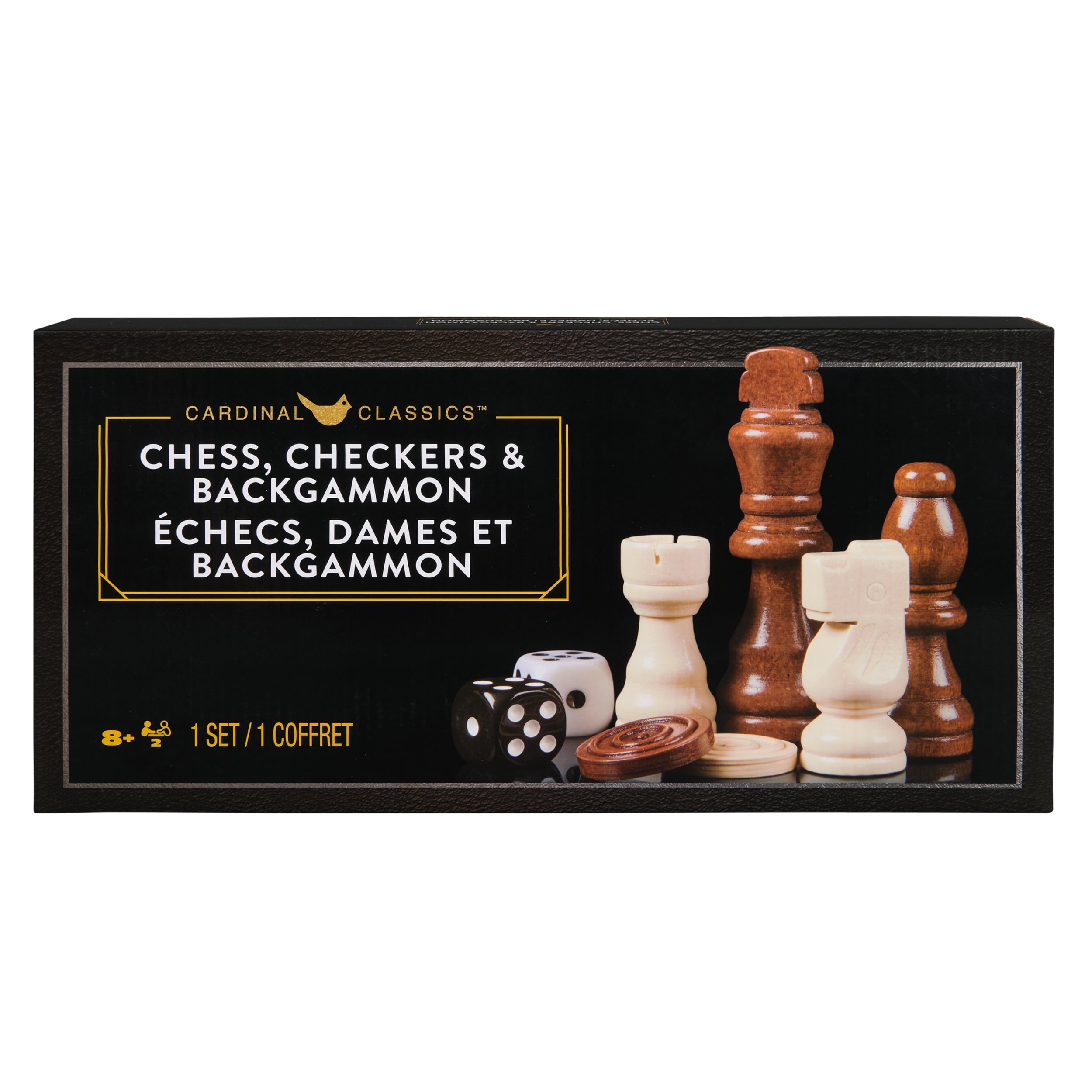 Spin Master Games, Cardinal Classics, Coffret échecs, dames et ...