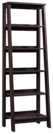 Trestle 5 Shelf Bookcase, Jamocha Wood finish - Walmart.com