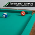 Classic Sports Brighton 87" Billiard Pool Table in Green - Walmart.com