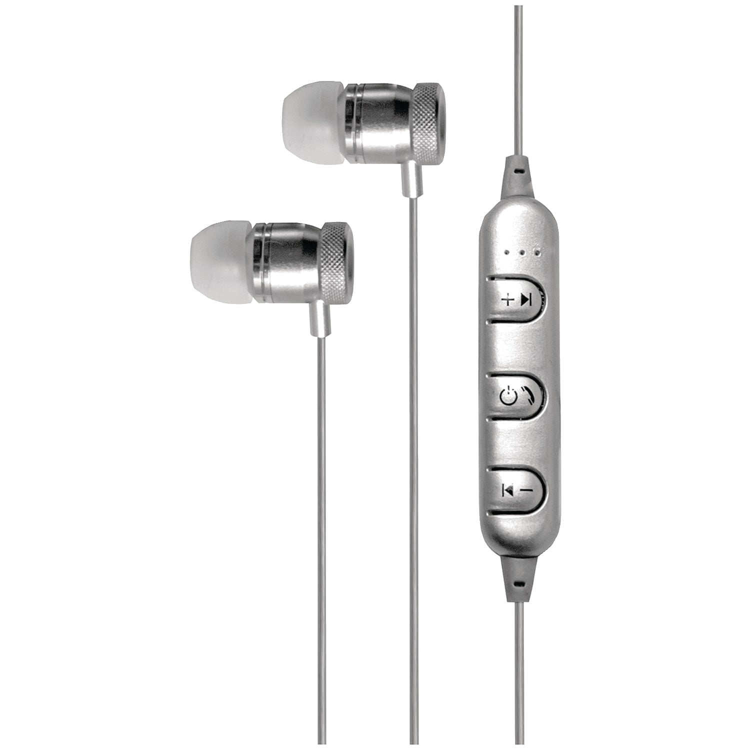 Billboard BB487 Bluetooth Metal Earbuds with Microphone (Silver ...
