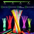 DELEE Glow Sticks Party Pack with Bracelet Connectors, Neon Necklaces ...