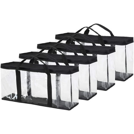 4 Pack VHS Storage Bag Hold up to 60 Large VHS Tapes (15 Each Bag ...