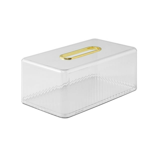 Cheers Tissue Box High Capacity Easy Refill Dust-proof Transparent ...