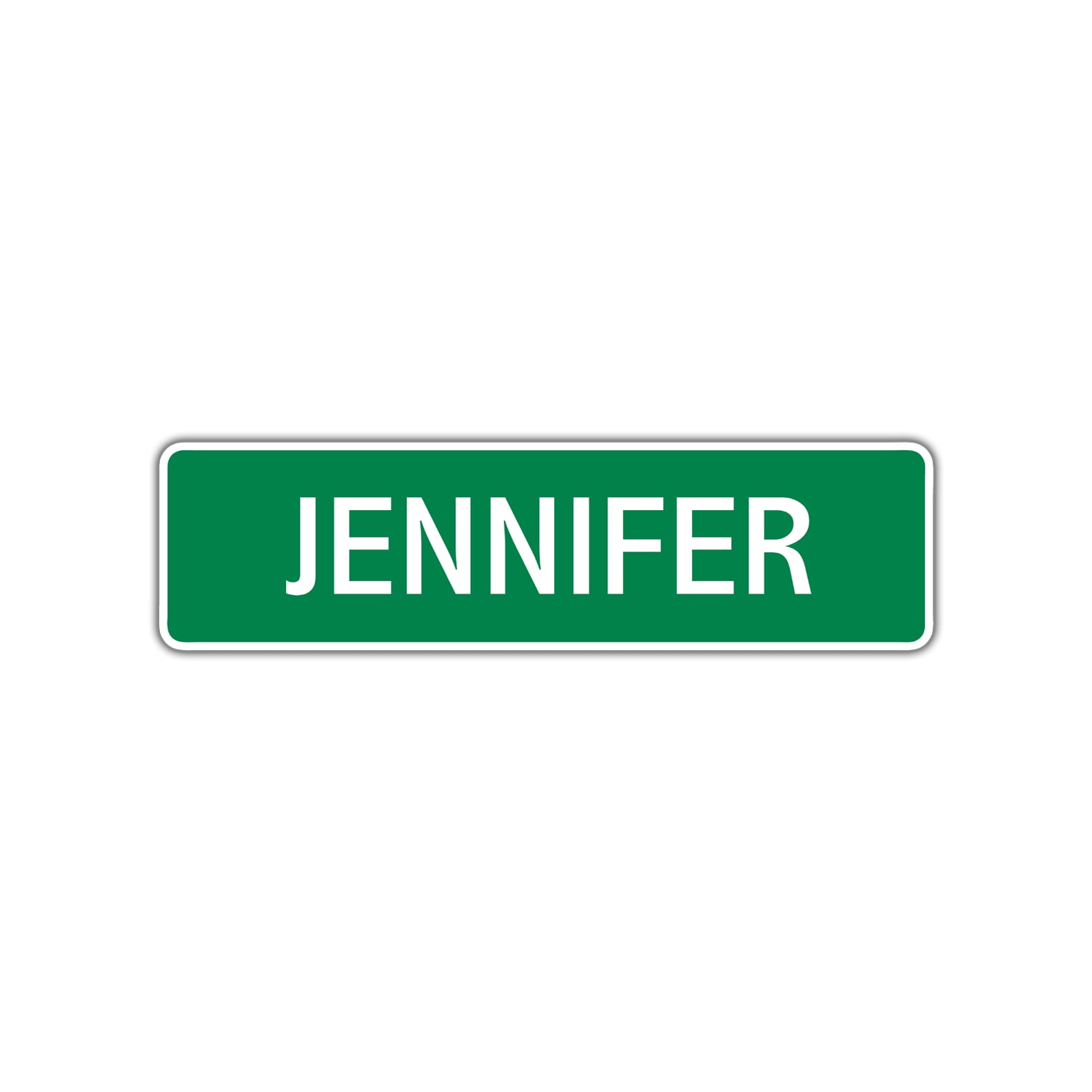 Jennifer Girls Children Name Letter Printed Label Indoor Outdoor ...