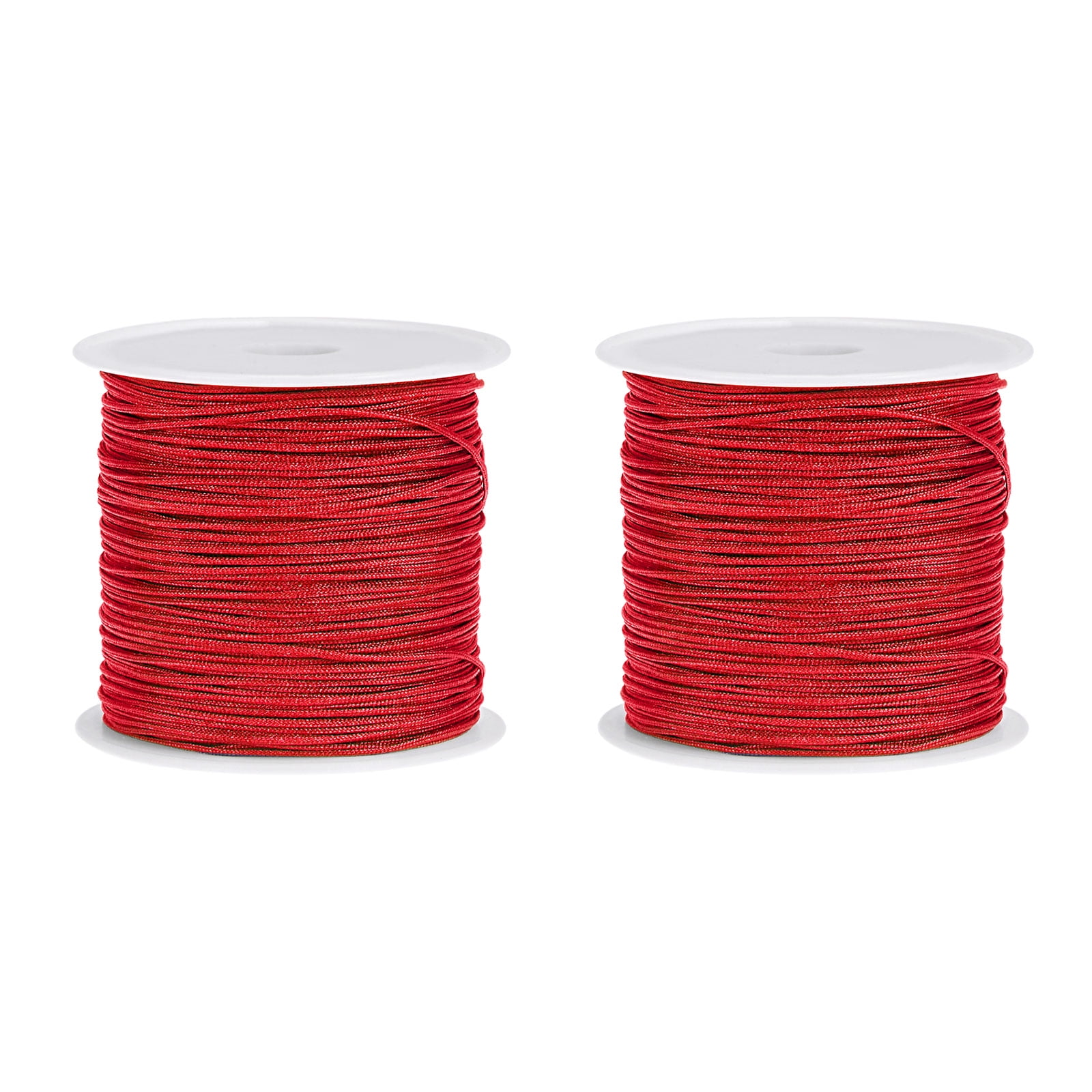 Uxcell Nylon Cord DIY Making Satin String Craft Wire with Plastic Spool ...