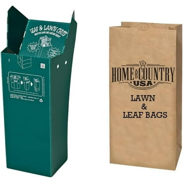 Leaf Gulp II - Yard Leaves Waste Bag Holder for Garden & Lawn, Turns ...