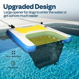 SPECSTAR Inflatable Pup Plank Dog Boat Ramp Float for Pets Up to 30 ...