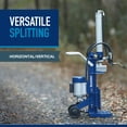 Powerhorse Horizontal/Vertical Electric Log Splitter, 8-Ton, 15 Amp ...