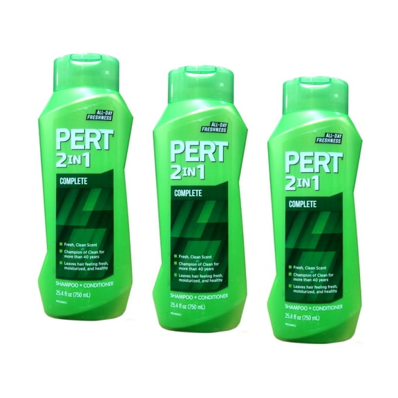 Pert Plus 2 in 1 Anti-Dandruff Shampoo and Conditioner, 25.40 oz, Pack ...
