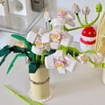 Orchid Flower 580+Pcs Building Blocks Set, Botanical Collection Plant ...