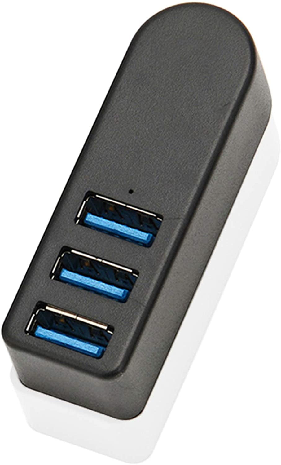USB 3.0 Hub, 270° Rotatable USB Splitter, Aluminum 3 Port Mini USB 3.0 ...