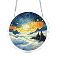 7.9" 3D Vision Effect Sunset Wooden Puzzle, Mountains Rivers Bright ...