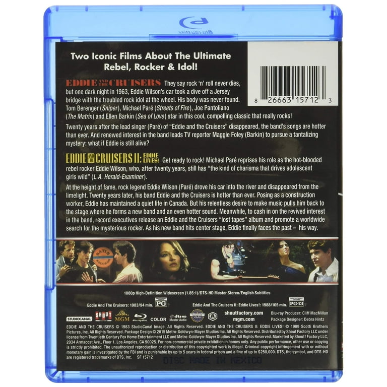 Eddie And The Cruisers Dvd