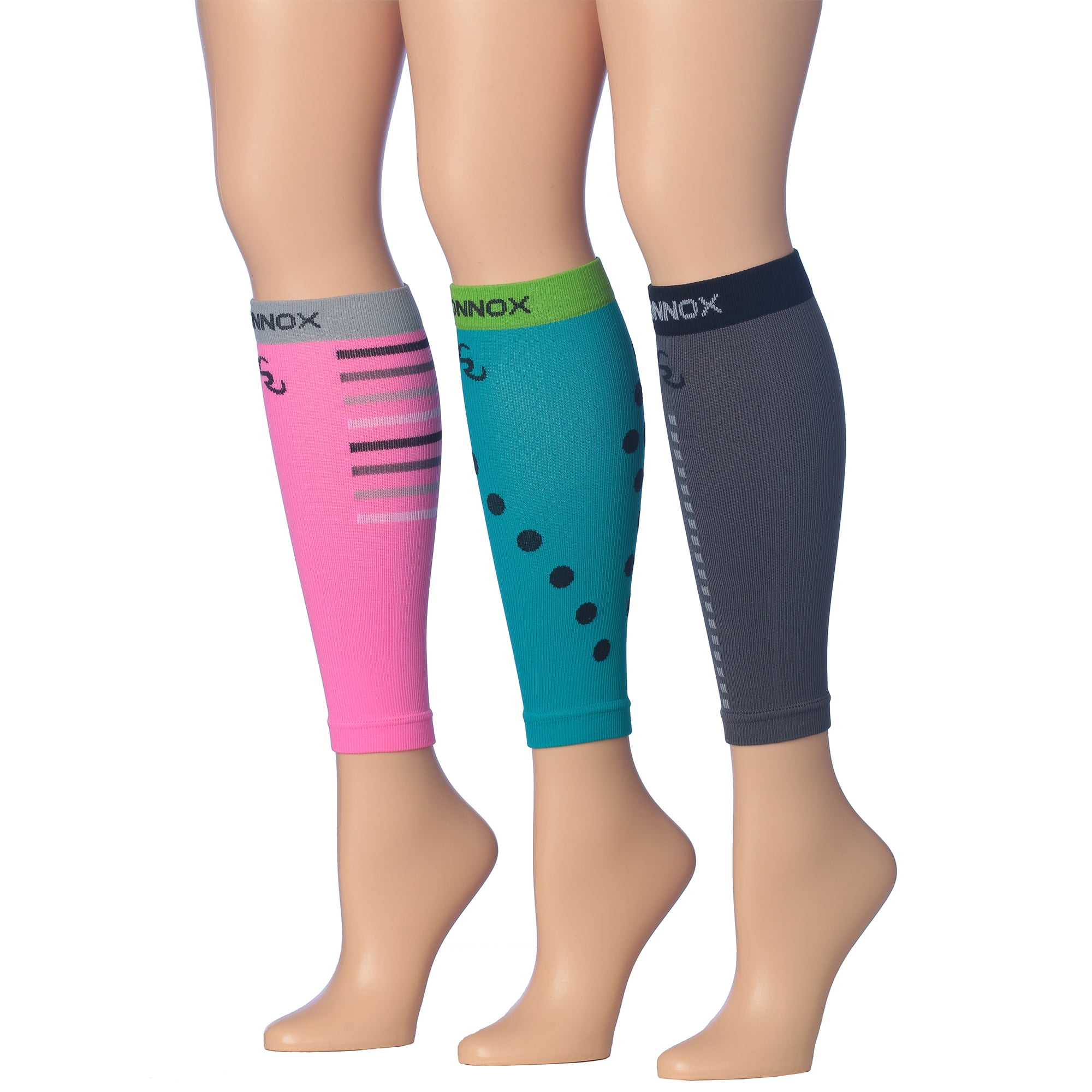 Women's Ronnox 3 Pack Nylon/Spandex Tube Sleeves Graduated Compression ... Women's Ronnox 3 Pack Nylon/Spandex Tube Sleeves Graduated Compression ...